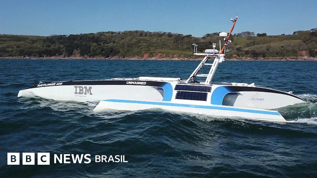 O 'navio-robô' que vai recriar viagem histórica pelo Atlântico - BBC ...