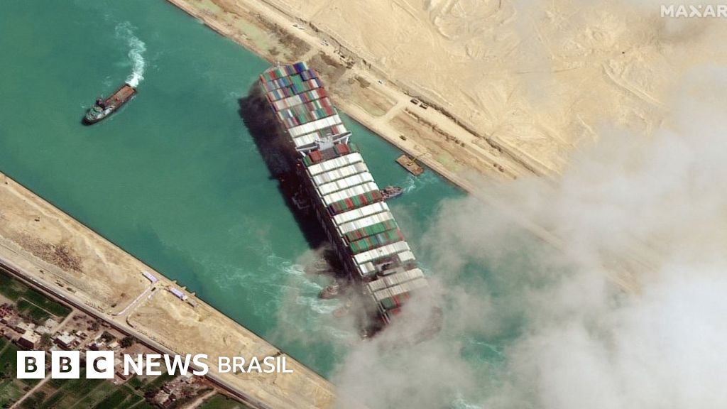 Ever Given: Egito exige US$ 1 bilhão para liberar navio que bloqueou ...