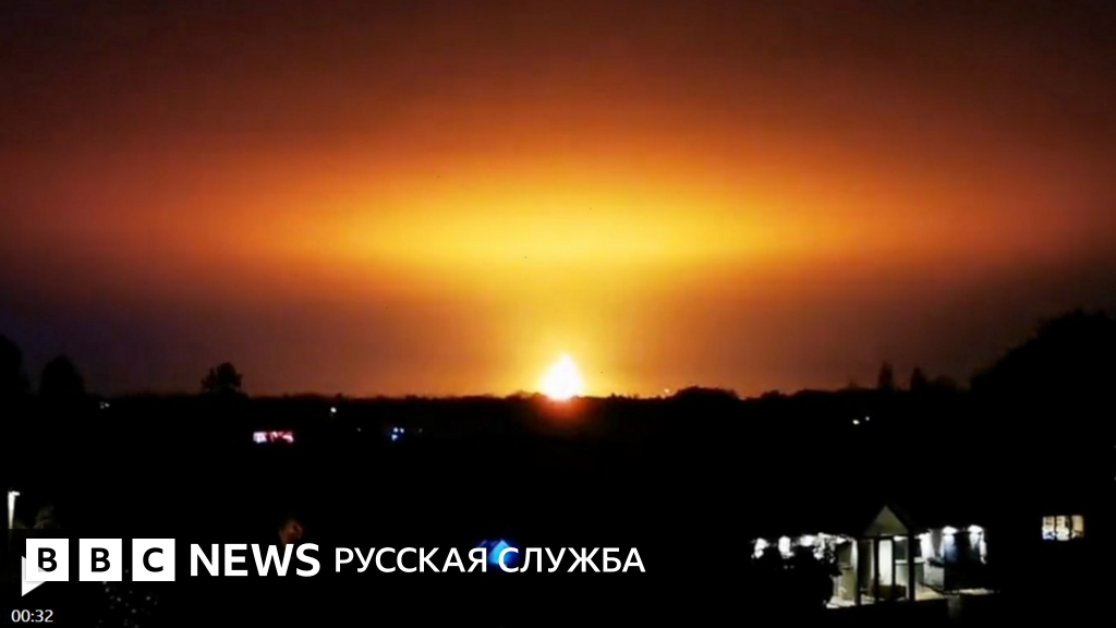 «Огненный шар» под Оксфордом. Из-за удара молнии взорвался газ на ...