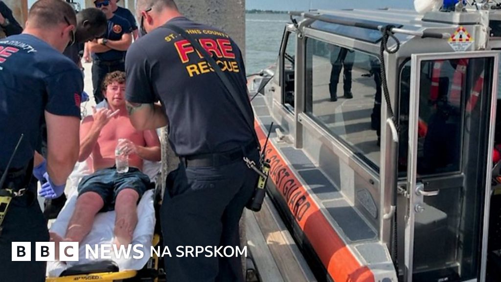 Florida: Čovek spašen posle 35 sati na otvorenom moru - BBC News na srpskom