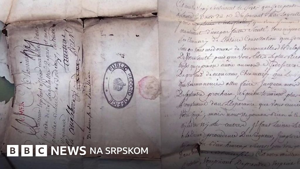 Romantika kroz vekove: Ljubavna pisma otvorena posle 250 godina - BBC ...