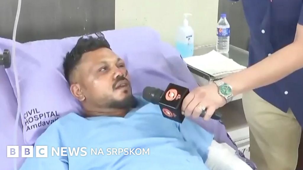 Jedini preživeli u padu aviona u Indiji: 'Sve se dogodilo pred mojim očima' - BBC News na srpskom