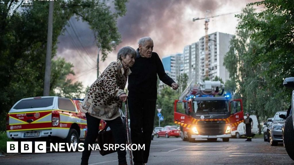 'Jedna od najgorih noći u Kijevu' posle masovnih ruskih napada - BBC News na srpskom