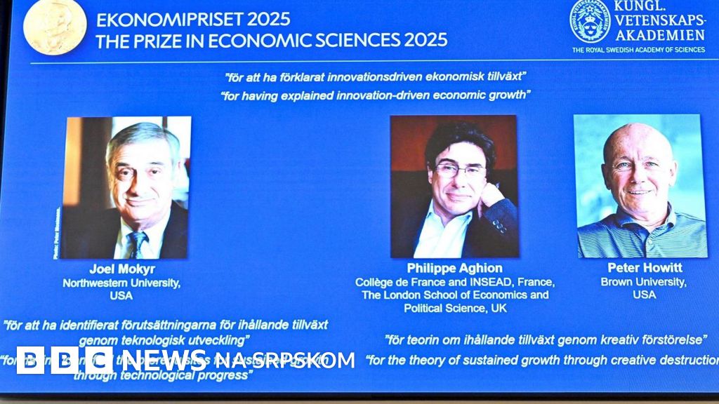Nobelova nagrada ekonomistima za istraživanje uticaja tehnologije na privredni rast - BBC News ...