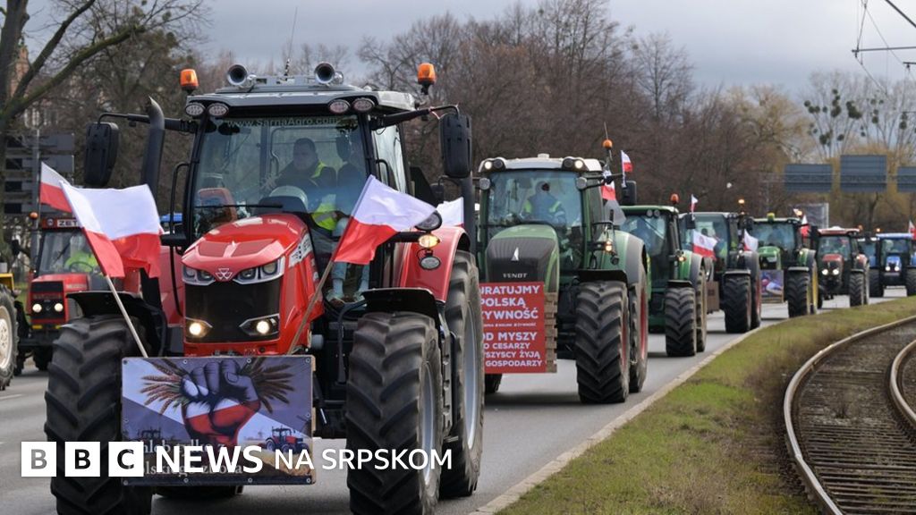 Protest poljoprivrednika u Poljskoj: Traktori blokirali puteve, prosuto ...