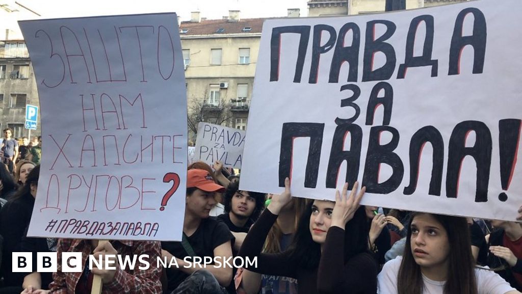 „Pravda za Pavla": Učenici na ulicama Beograda traže pravdu za ...