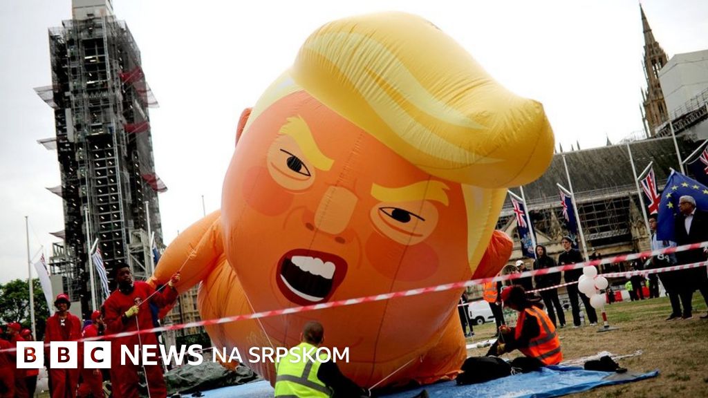 Tramp u Londonu: Najbolje fotografije drugog dana posete - BBC News na ...