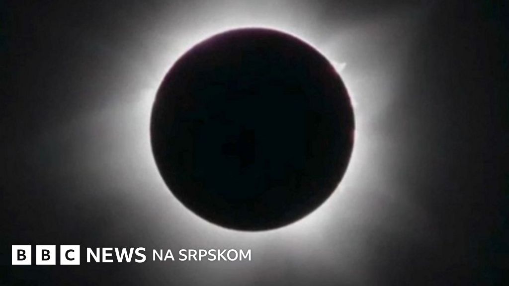 Prirodne pojave: Kako je izgledalo hibridno pomračenje Sunca - BBC News ...