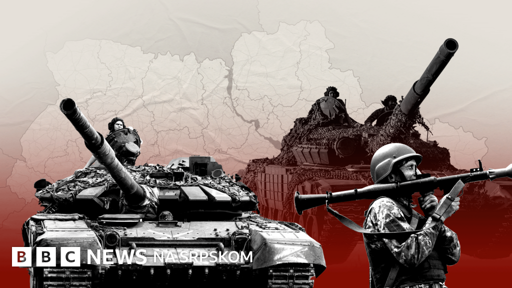 Rusija i Ukrajina: Tri godine rata u mapama - BBC News na srpskom