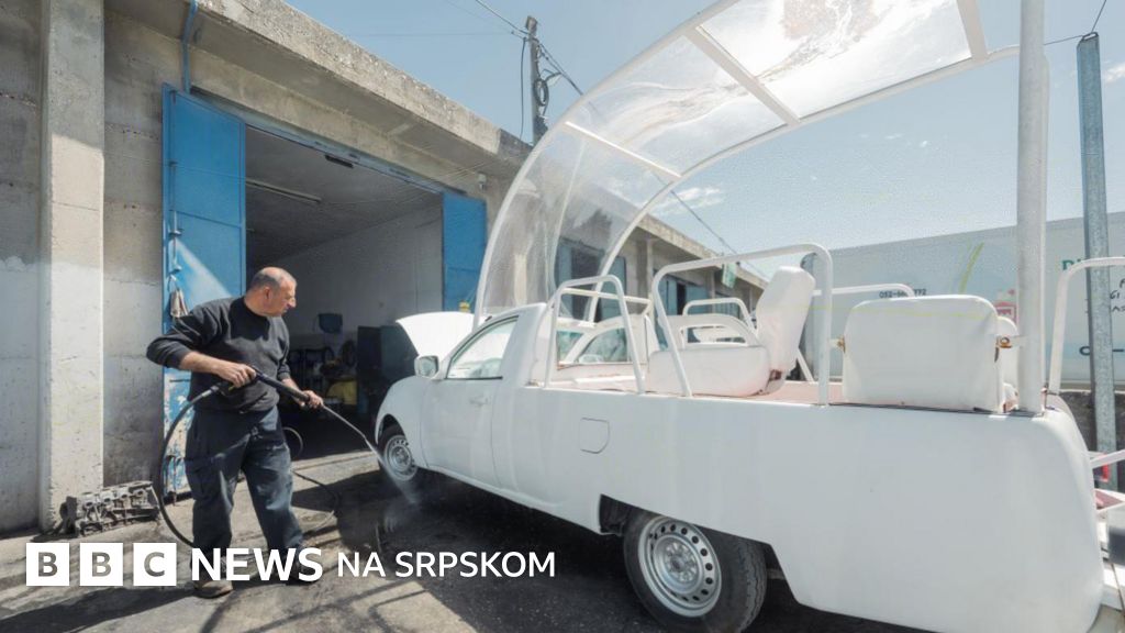 Papamobil će biti pretvoren u zdravstvenu stanicu za decu u Gazi - BBC News na srpskom