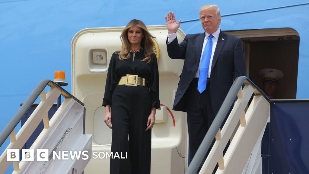 Madaxweyne Trump oo gaaray Riyaadh - BBC News Somali