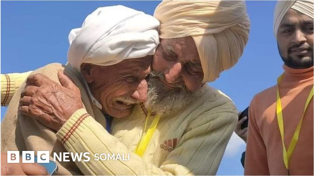 Walaalo 75 sano kaddib dib u midoobay - BBC News Somali