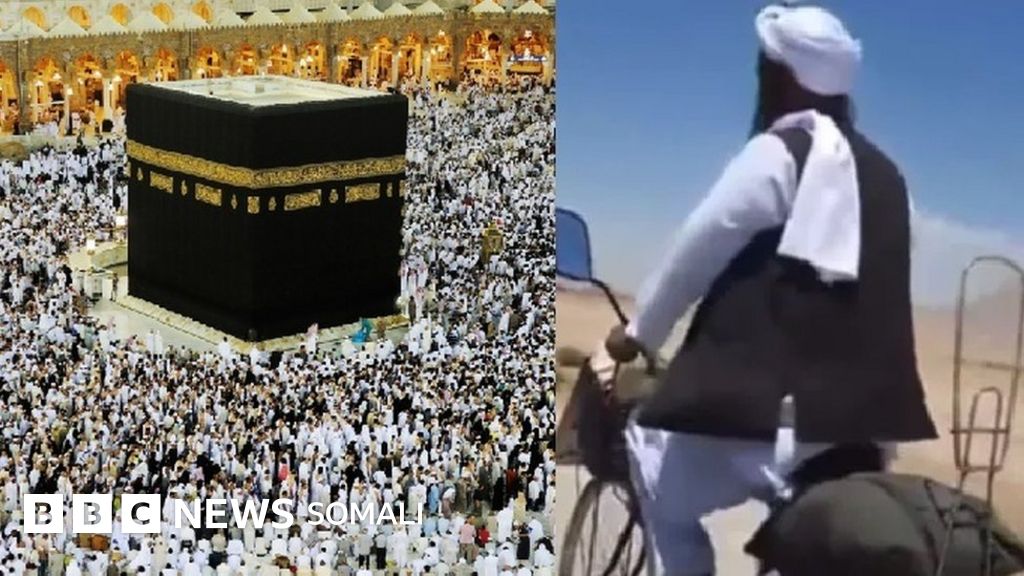 Xajka sanadkan: Nin Afghanistan u dhashay oo baaskiil ku tagaya Makkah ...