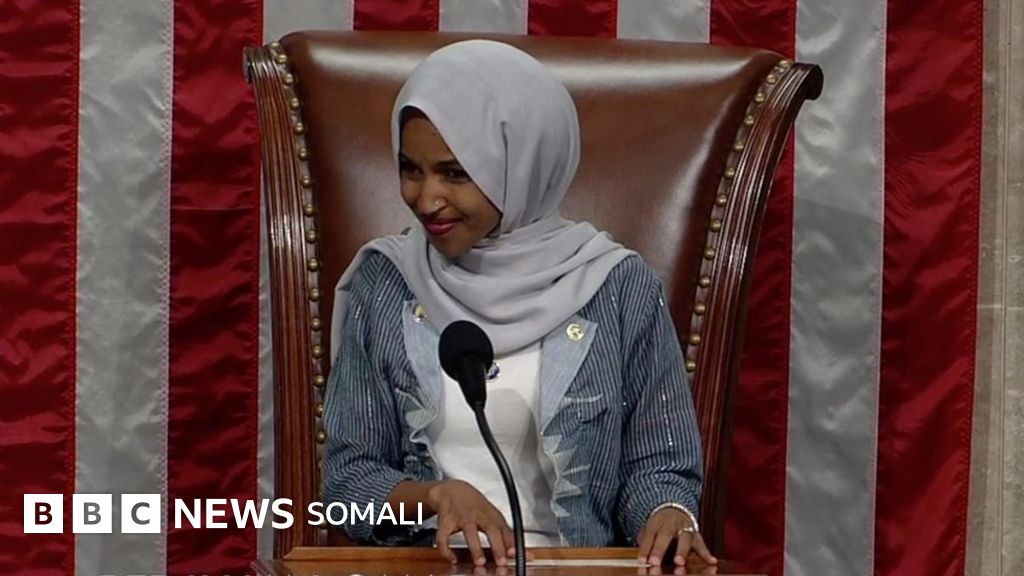 Ilhaan Cumar oo u ol'oleyneysa Mooshin ka dhan ah Donald Trump - BBC ...