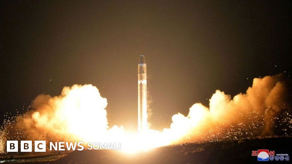 Shaqaale diyaaradeed oo arkay gantaal ay riday Kuuriyada Waqooyi - BBC ...