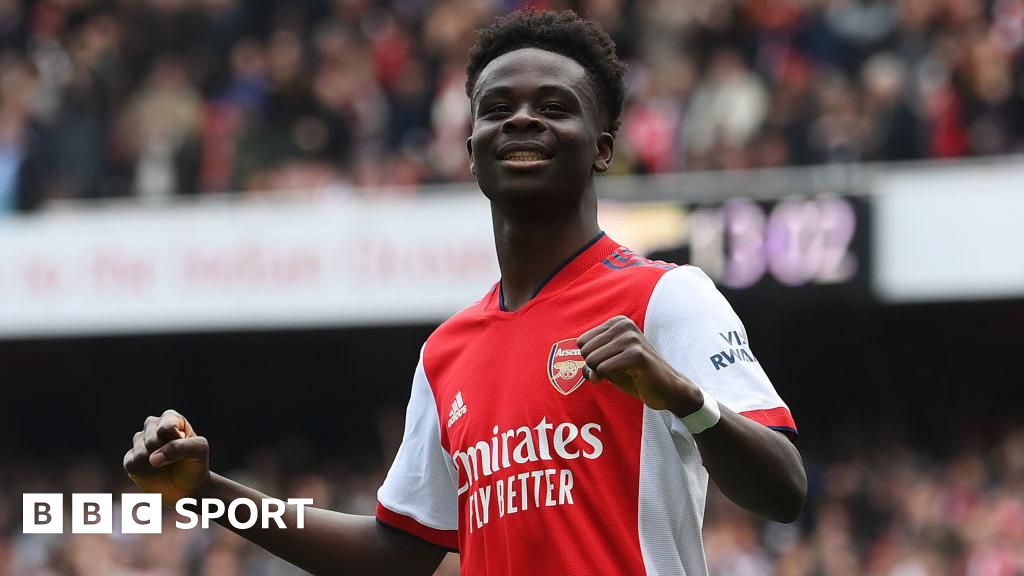 Saka wins your player of the season vote - BBC Sport