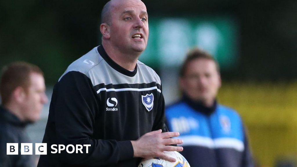 Portsmouth manager Paul Cook retains automatic promotion hope - BBC Sport