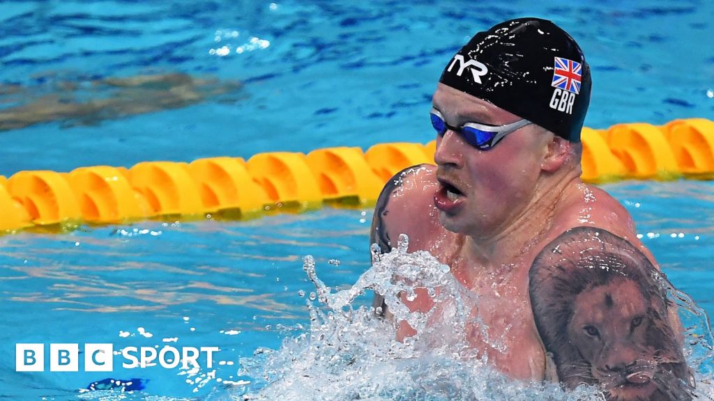 European Swimming Championships: Adam Peaty wins fourth successive 100m ...