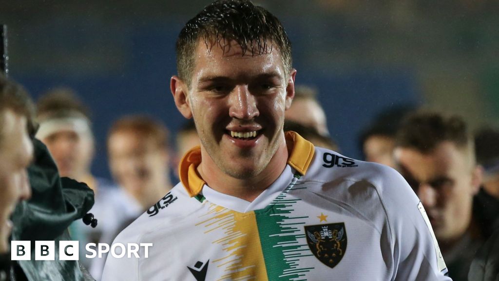 Tom Lockett: Northampton Saints second row extends contract - BBC Sport