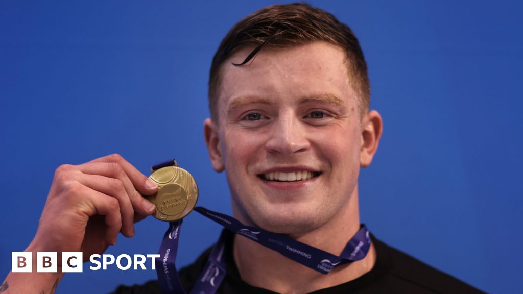 Adam Peaty wins 100m breaststroke title at British Swimming ...