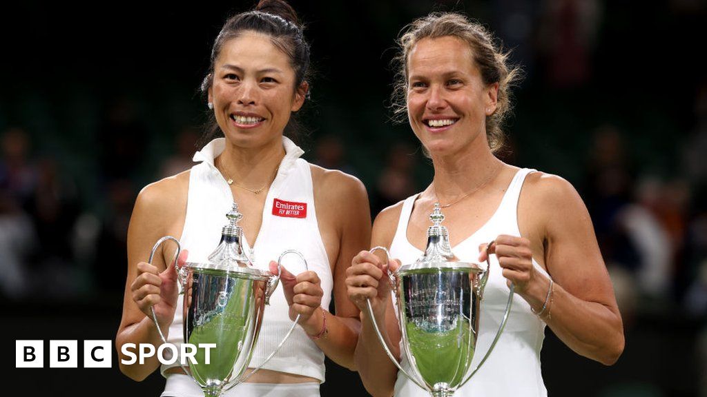 Wimbledon 2023: Hsieh Su-wei & Barbora Strycova win second Wimbledon doubles title together ...