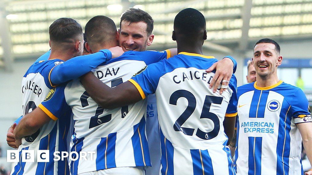 Brighton 6-0 Wolves: 'Brilliant' Seagulls in 'mad scramble' for Europe ...