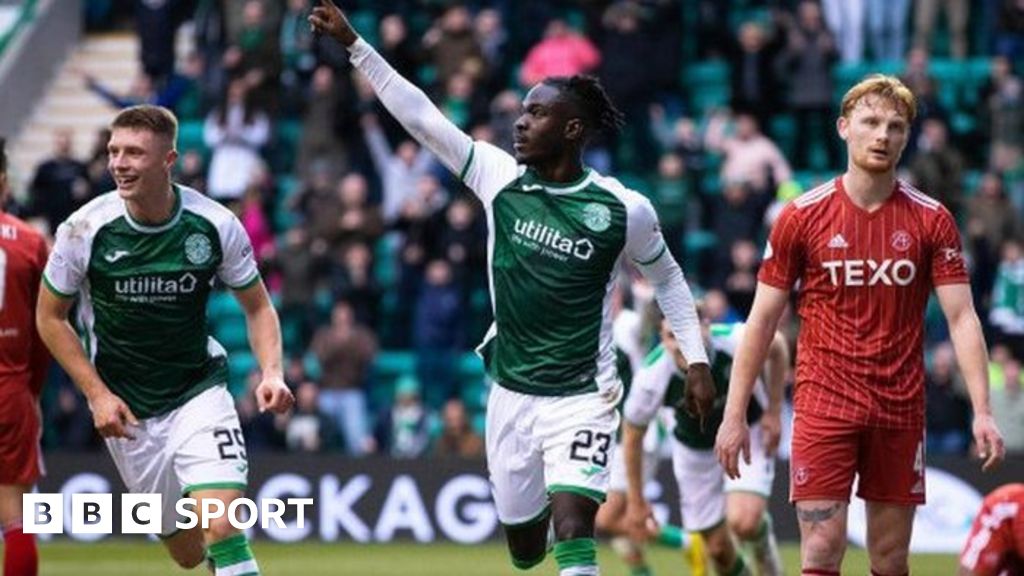 Hibernian 6-0 Aberdeen: Hosts up to fifth as hammering ends Jim Goodwin ...