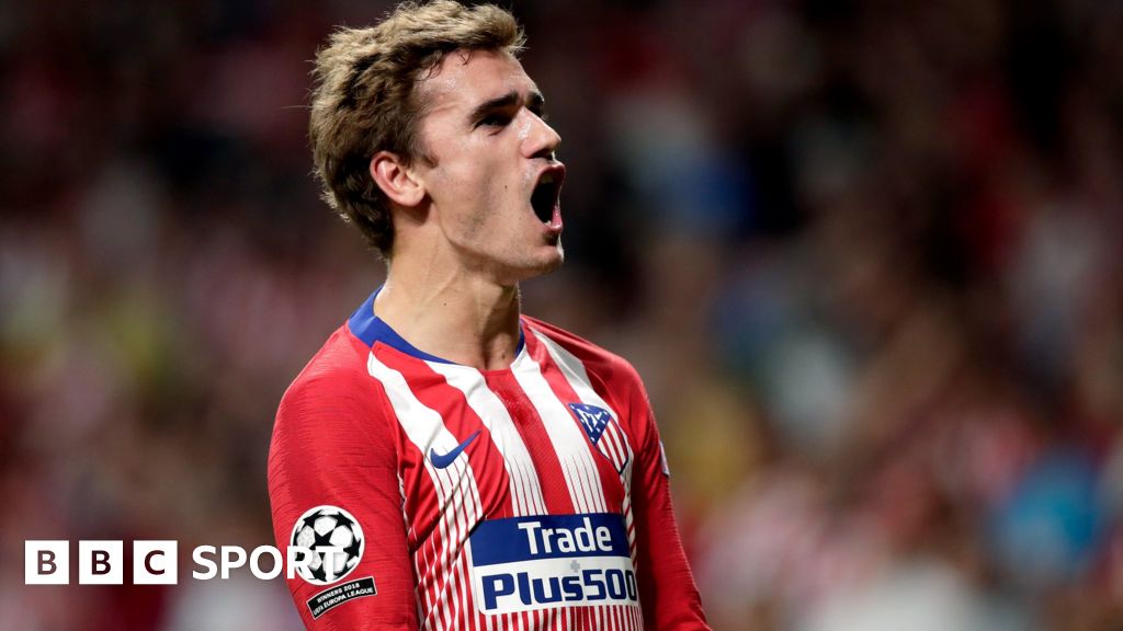 Atlético Madrid 3-1 Club Bruges: Antoine Griezmann scores twice for ...