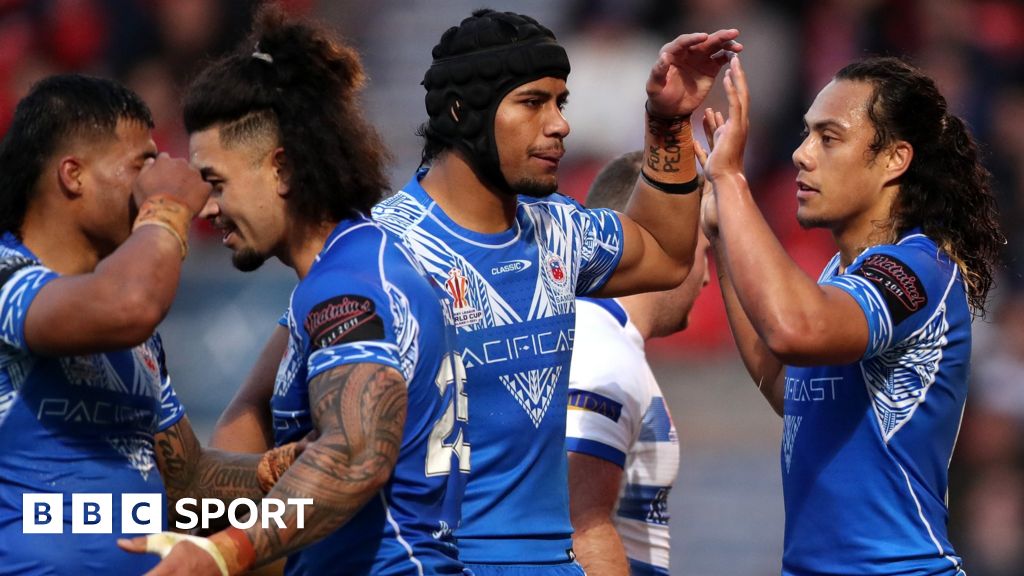 Rugby League World Cup: Samoa 72-4 Greece - win boosts Samoa's last ...