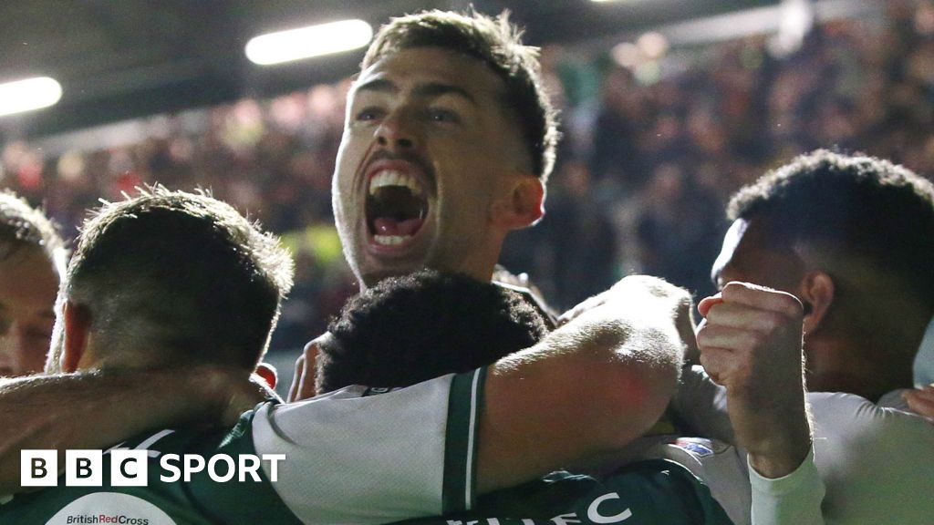 Plymouth Argyle 4-2 Exeter City: Ryan Hardie's late double sees ...