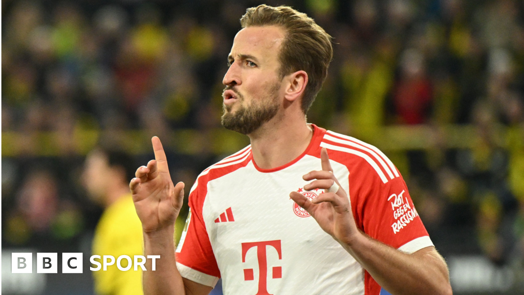 Borussia Dortmund 0-4 Bayern Munich: Harry Kane hits third Bundesliga ...