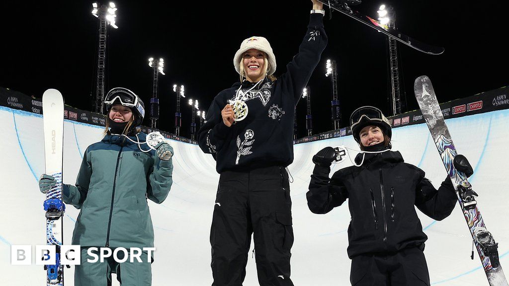 X Games: Britain's Zoe Atkin claims Ski Superpipe silver as Gu wins in ...