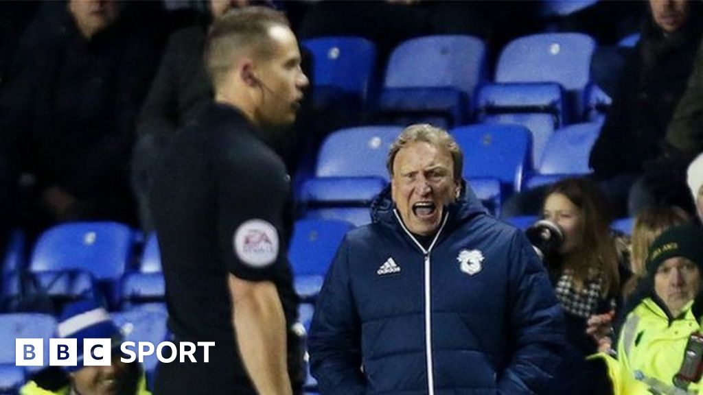 Neil Warnock: Cardiff boss charged by FA after sending off in Reading ...