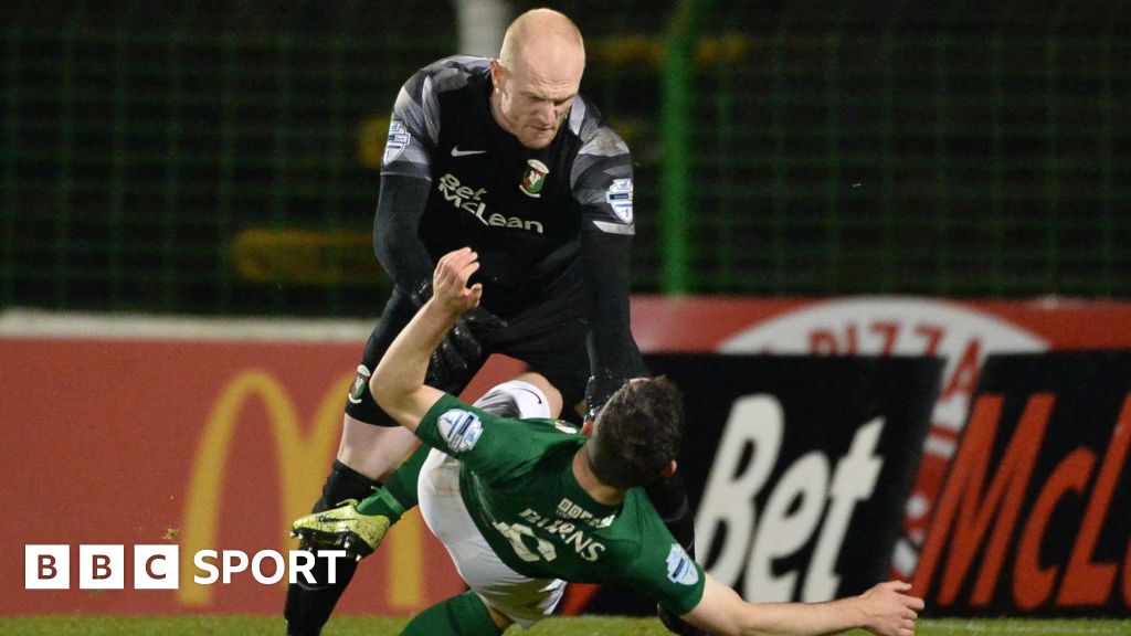 Aaron McCarey: 'It's just madness, it's crazy' - Leeman on keeper's red ...