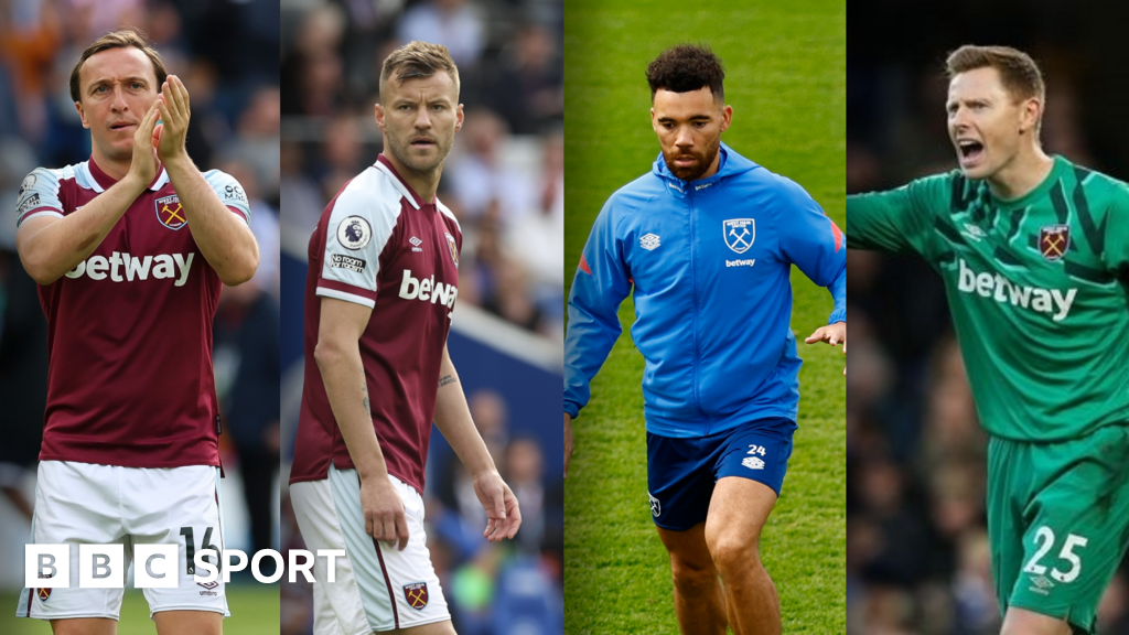 Hammers announce departure of four first-team players - BBC Sport