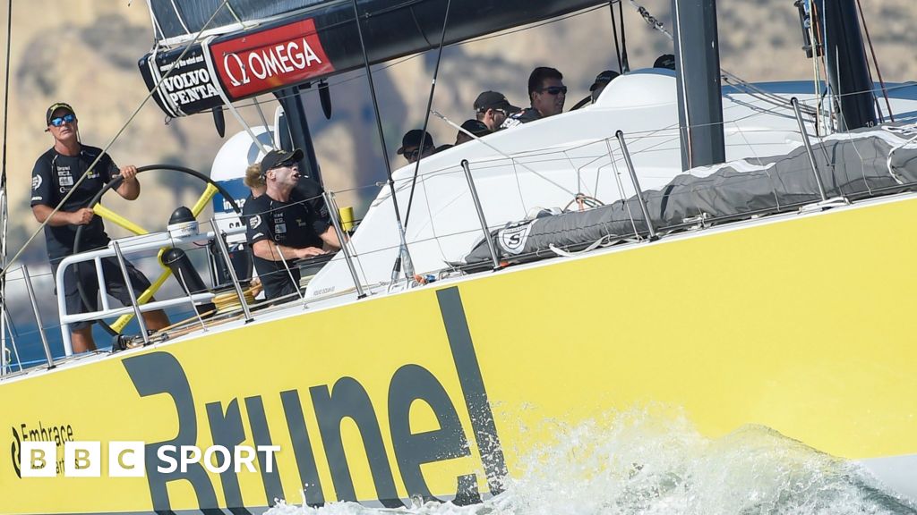 Volvo Ocean Race: Brunel edge Mapfre in Lisbon port race - BBC Sport