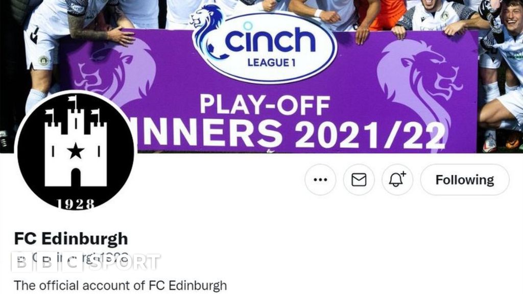 FC Edinburgh to appear in SPFL fixtures after Edinburgh City change ...
