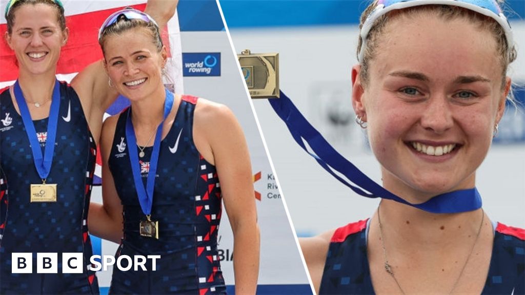 World Rowing Cup: Rebecca Shorten and Hannah Scott claim medals - BBC Sport