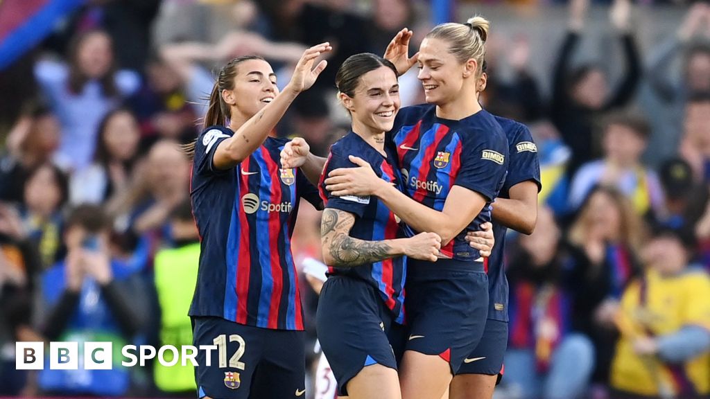 Barcelona 5-1 Roma (agg 6-1): Barca thrash Roma to reach Women's ...