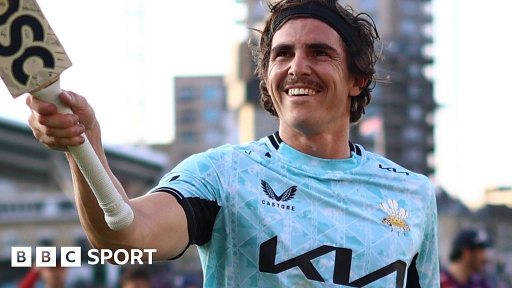 T20 Blast: Sean Abbott hits century off 34 balls as Surrey beat Kent ...