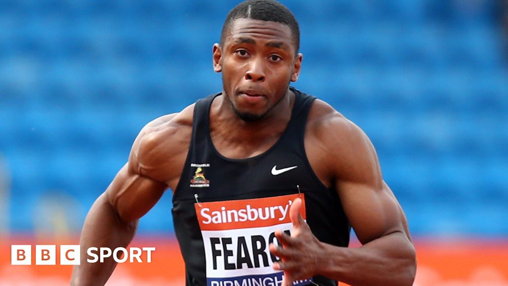 Joel Fearon living the sub-10 dream before British Team Trials - BBC Sport