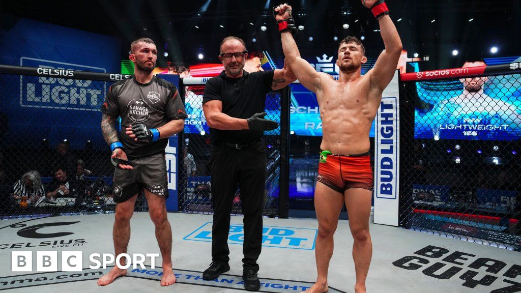 Stevie Ray loses by unanimous decision against Natan Schulte in Las Vegas - BBC Sport