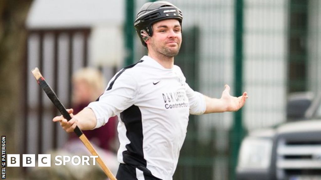 Shinty: Kyles triumph with Roddy MacDonald treble - BBC Sport