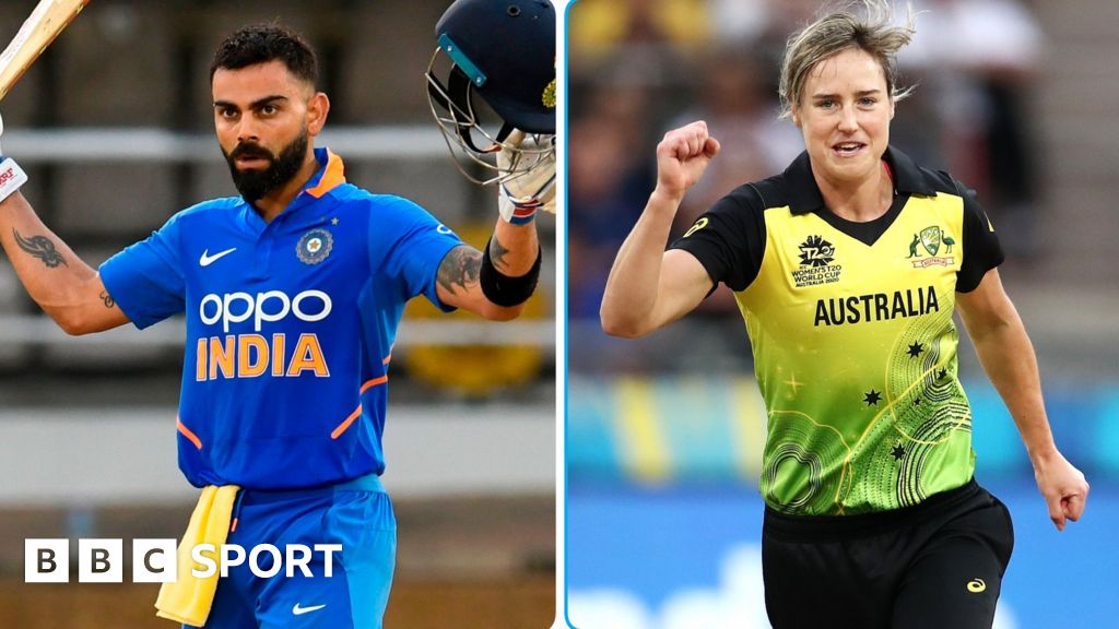 Virat Kohli and Ellyse Perry named players of decade by ICC - BBC Sport