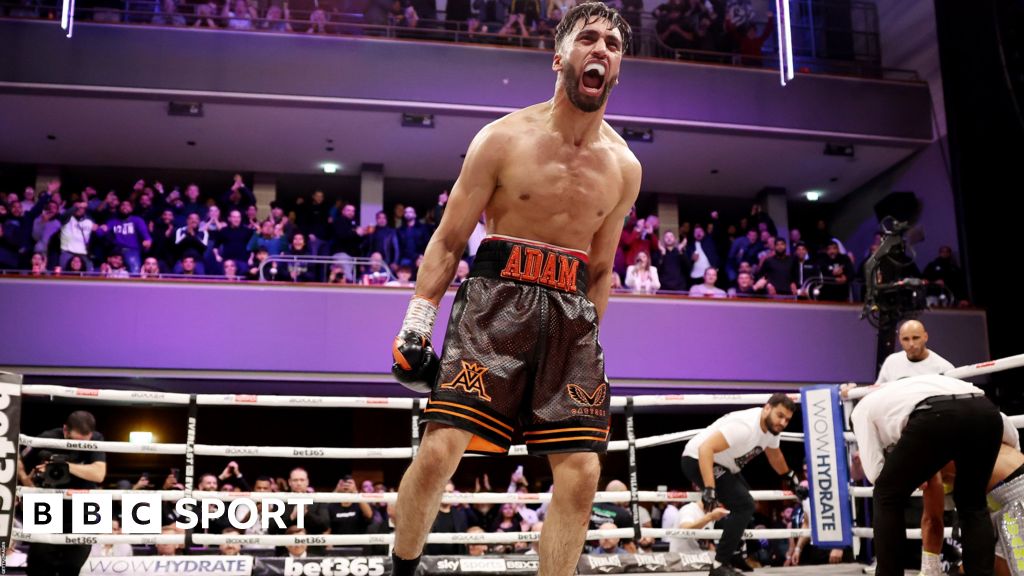 Boxing: Adam Azim stops Franck Petitjean to win European light ...