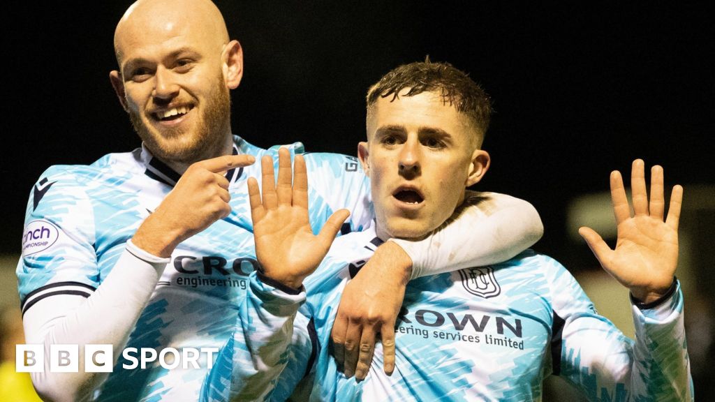 Ayr United 0-2 Dundee: Luke McGowan scores twice as Dark Blues leapfrog ...