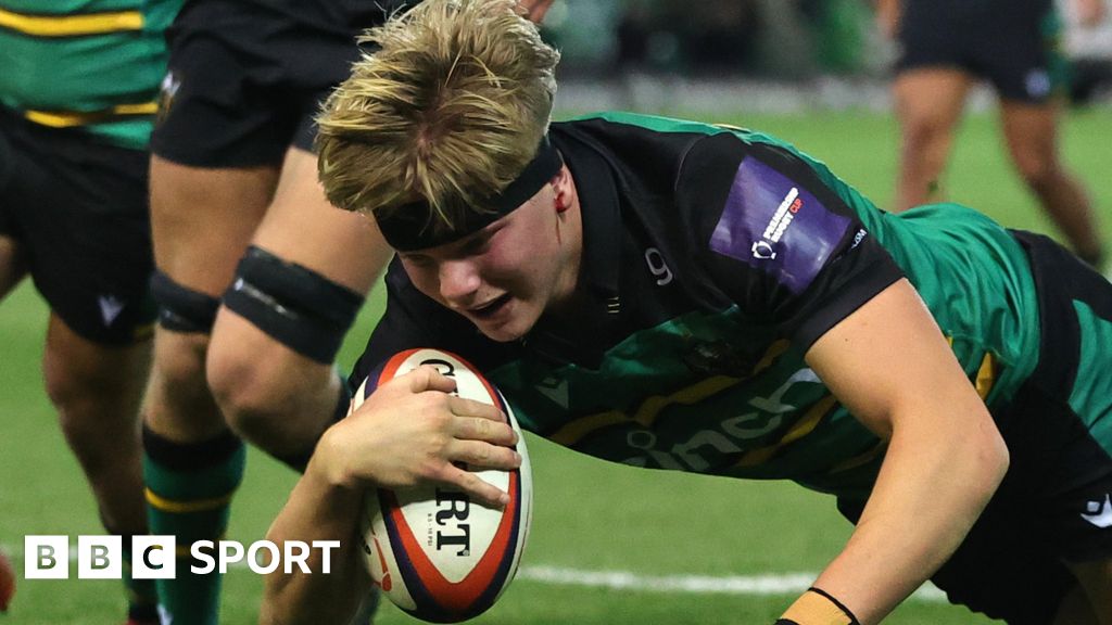 Henry Pollock: Northampton Saints teenager becomes club's youngest ...