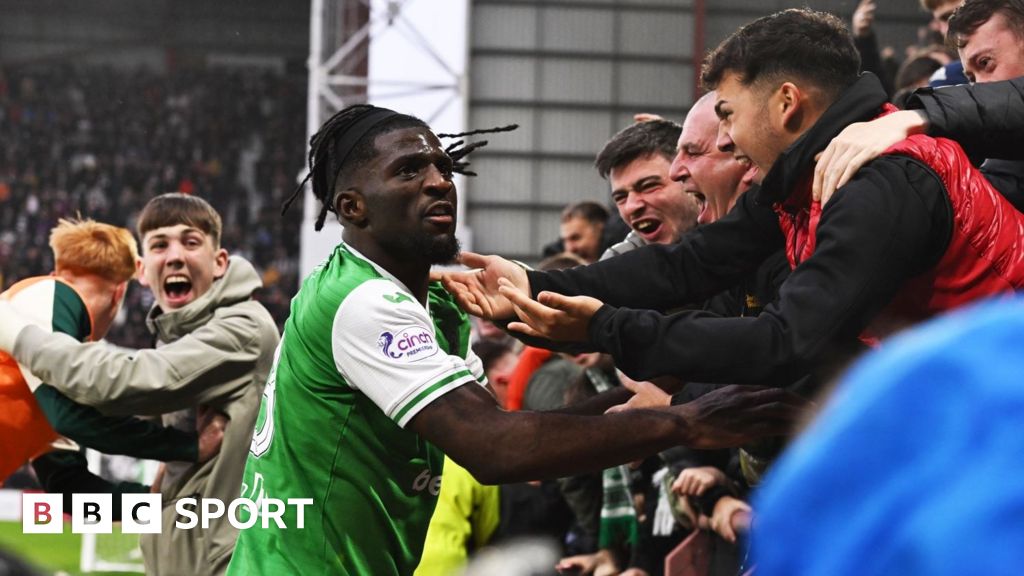 Hearts 2-2 Hibernian: 'Total madness' as quickfire Elie Youan double ...