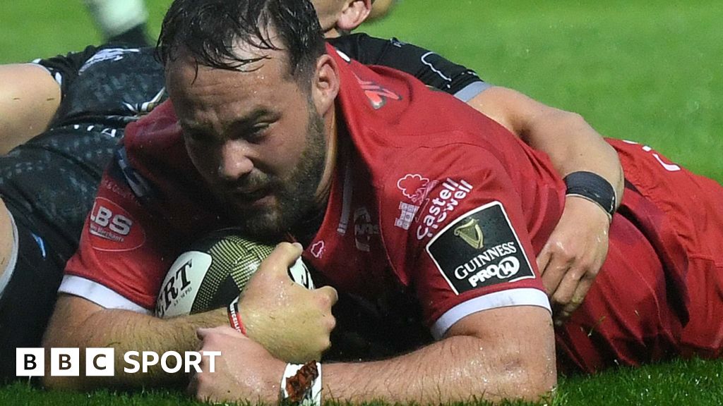 Alex Jeffries: Scarlets prop forced to retire by neck injury - BBC Sport