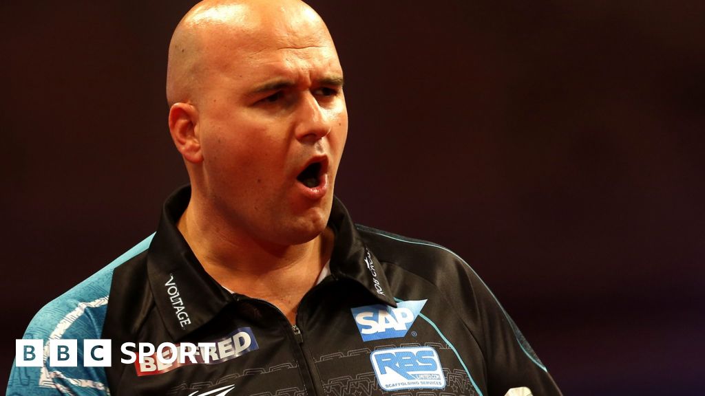 PDC World Matchplay: Rob Cross wins title with 18-13 win over Michael ...